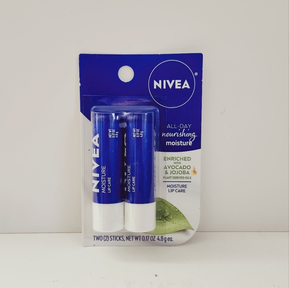 Nivea | Makeup | 45 Nivea Moisture Lip Care Lip Balm Stick Dual Pack ...